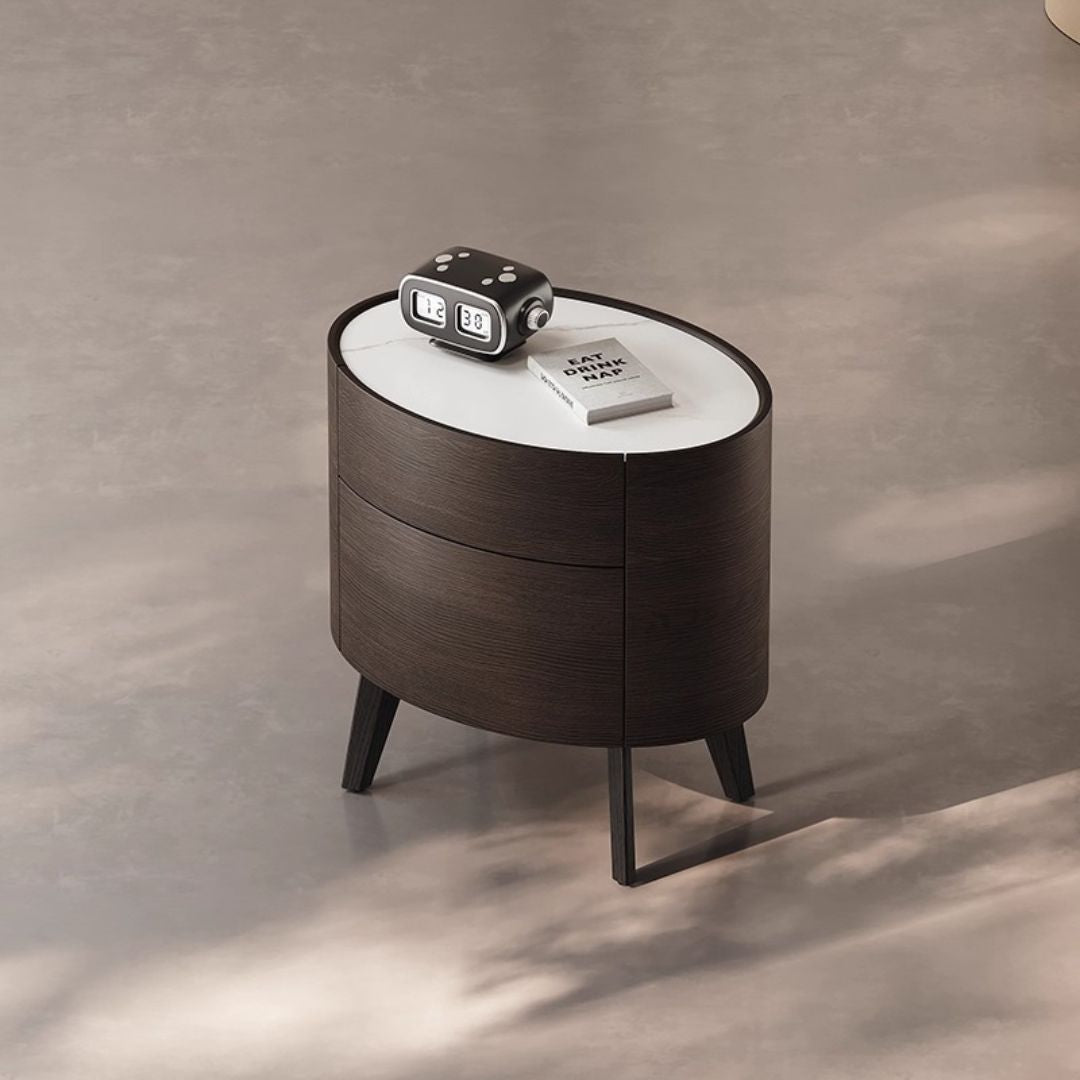 Andlia Oval Nightstand – cozymatic HK